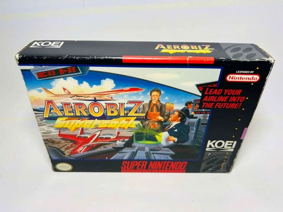 AEROBIZ SUPERSONIC SUPER NINTENDO SNES En Boite - jeux video game-x