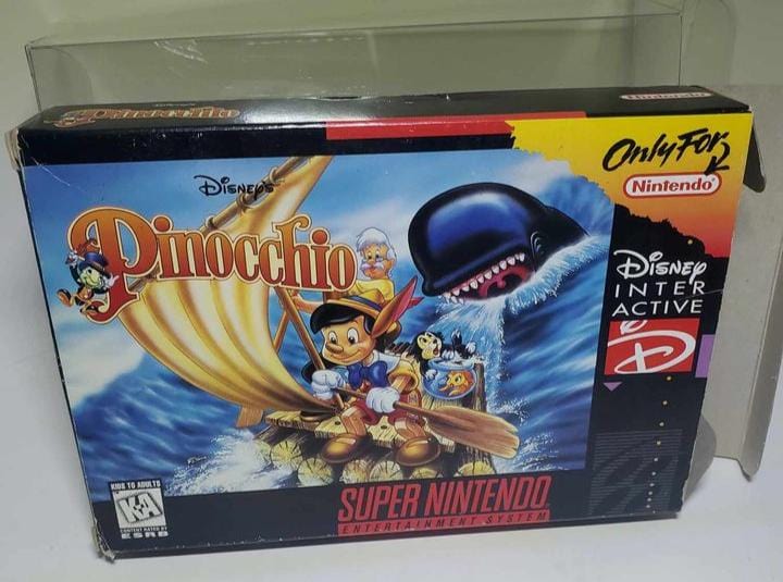 DISNEY'S PINOCCHIO EN BOITE SUPER NINTENDO SNES | jeux video game-x