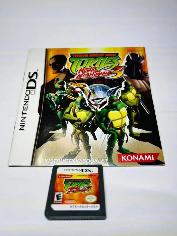 Teenage Mutant Ninja Turtles TMNT 3 Mutant Nightmare NINTENDO DS ...