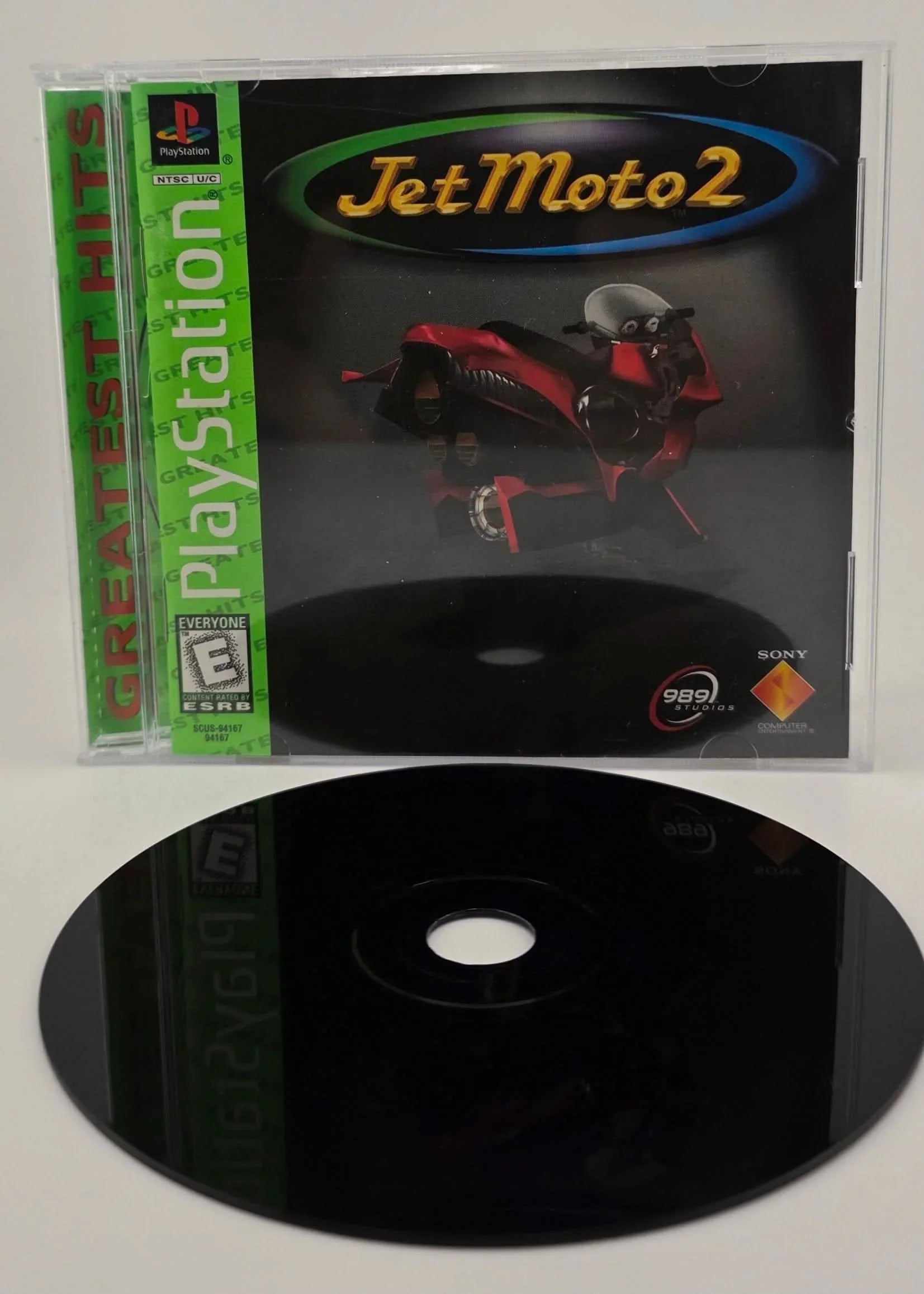 Jet Moto 2 Greatest Hits Playstation PS1 – jeux video game-x