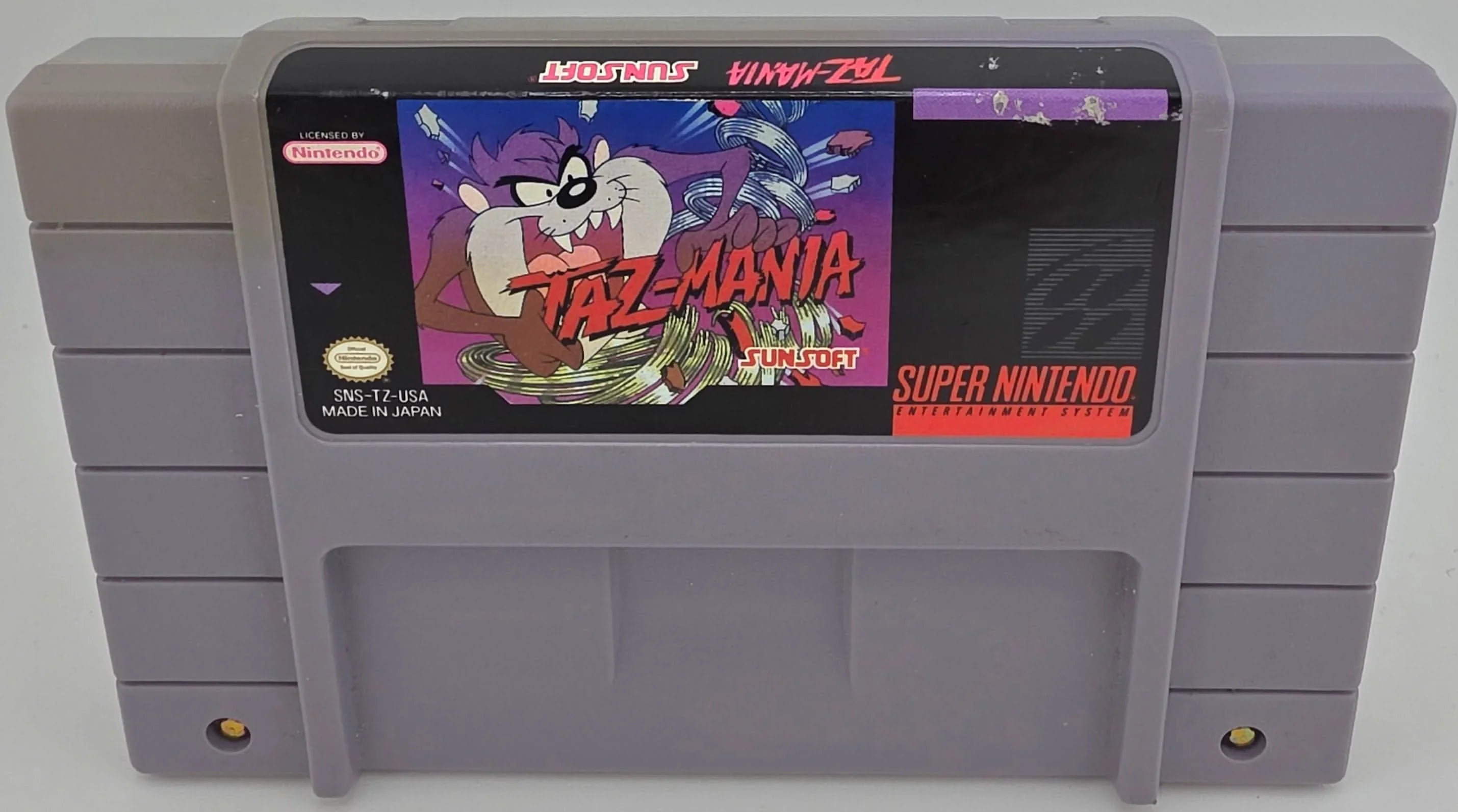Taz-Mania Super Nintendo SNES – jeux video game-x