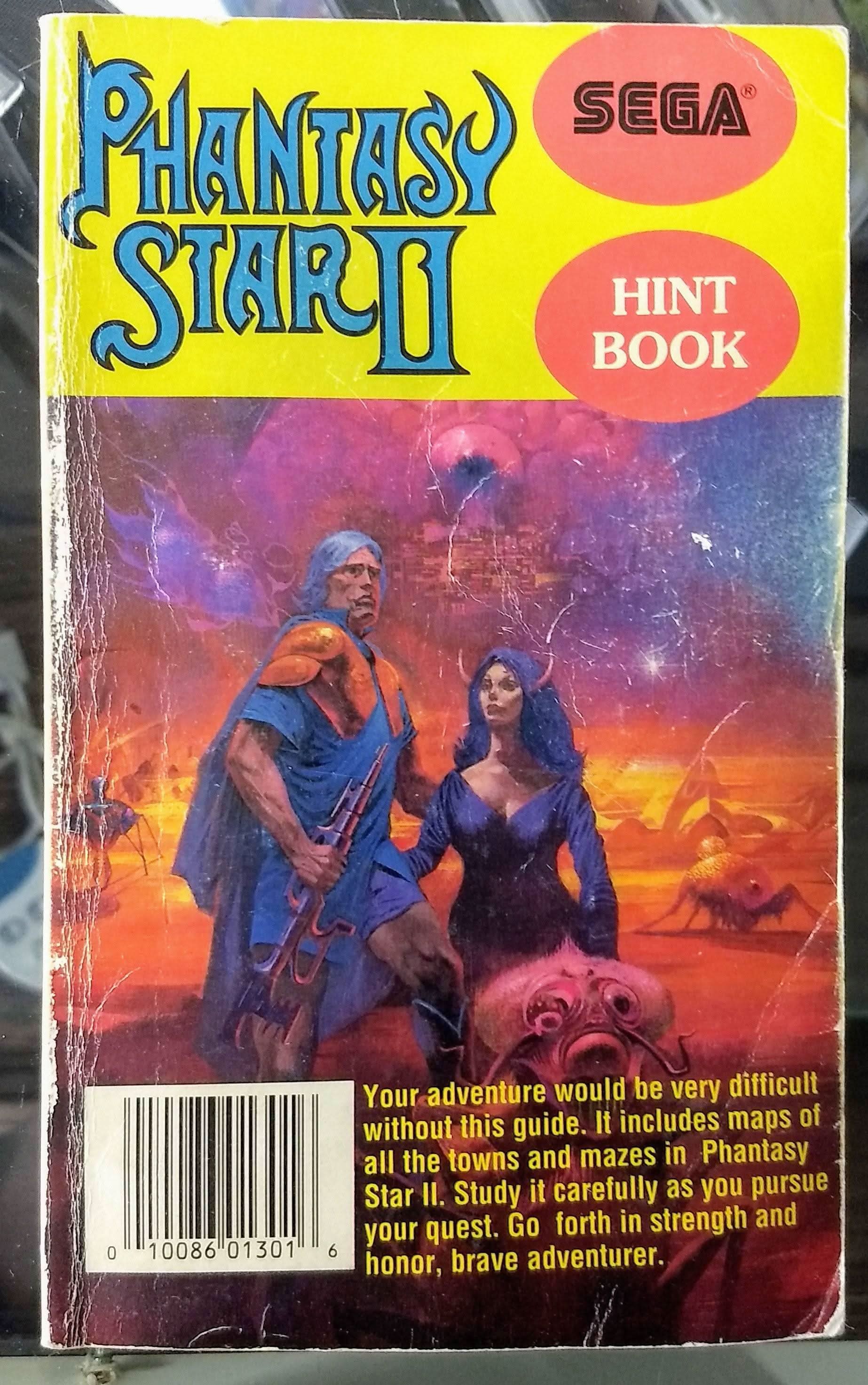 PHANTASY STAR II 2 SEGA HINT BOOK | jeux video game-x
