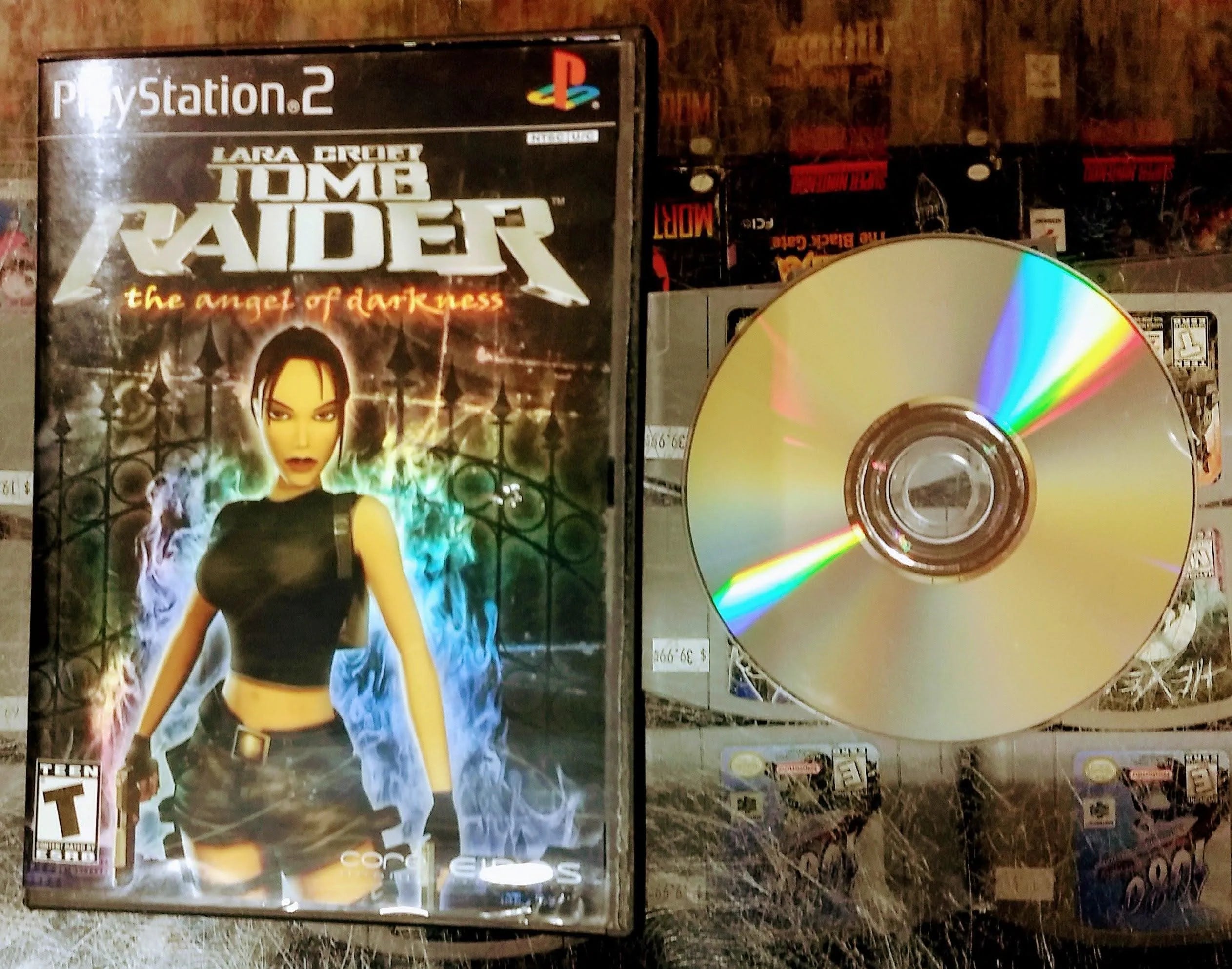 LARA CROFT TOMB RAIDER ANGEL OF DARKNESS (PLAYSTATION 2 PS2) | jeux ...