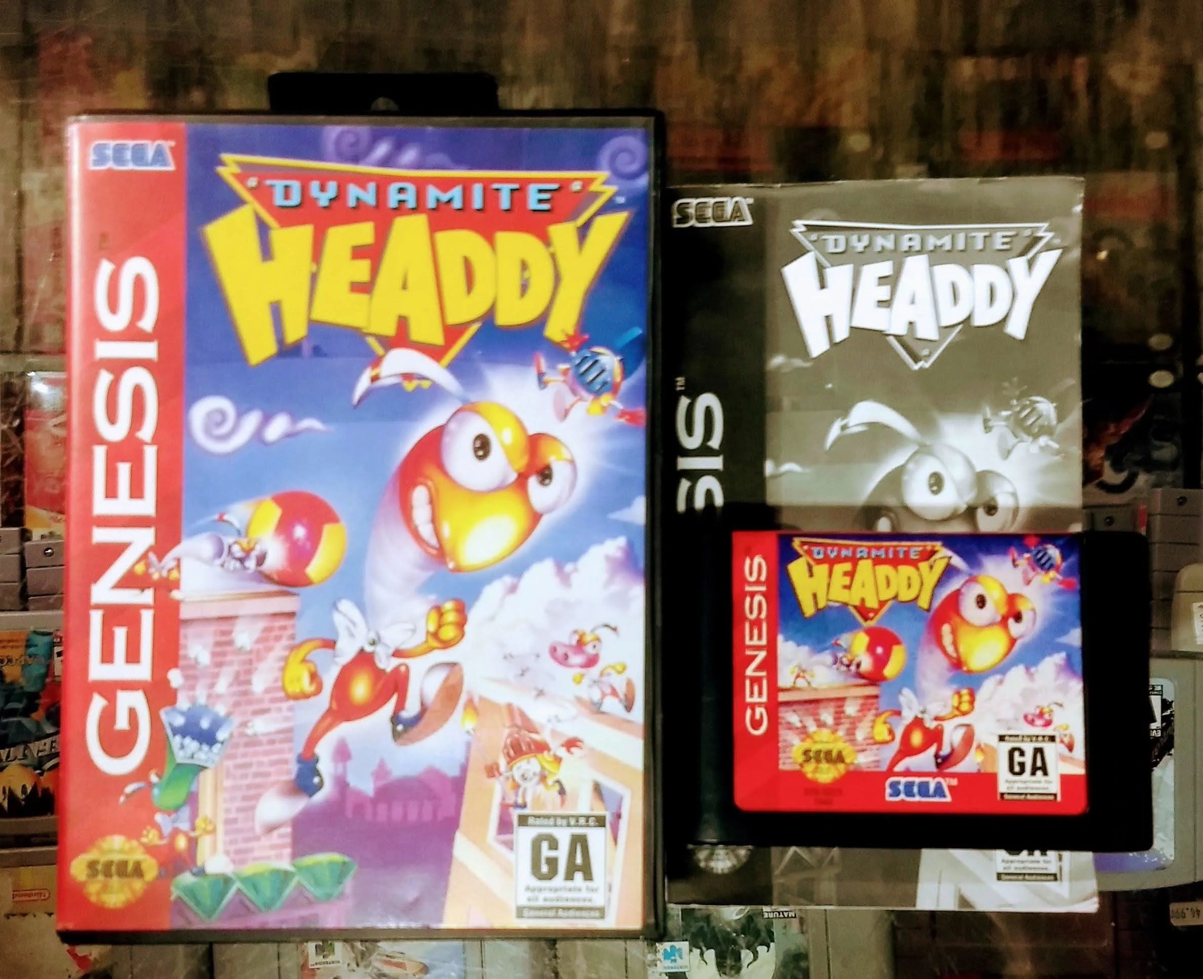 DYNAMITE HEADDY SEGA GENESIS SG | jeux video game-x
