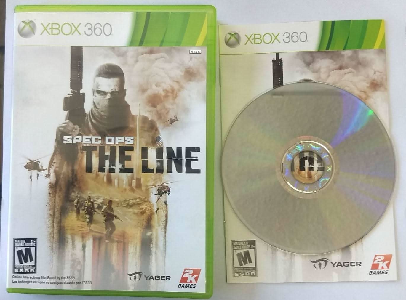 SPEC OPS THE LINE XBOX 360 X360 | jeux video game-x
