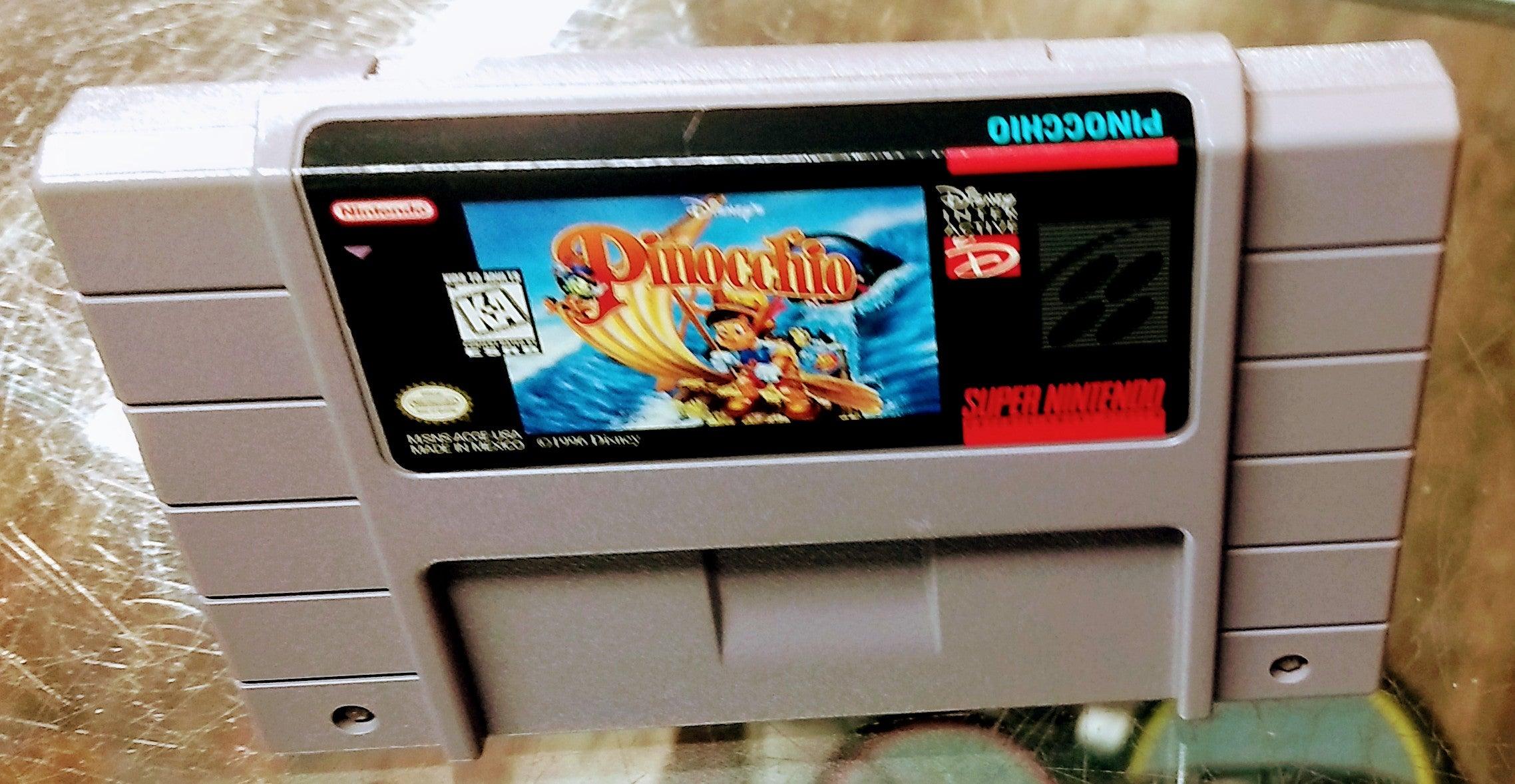 DISNEY'S PINOCCHIO SUPER NINTENDO SNES | jeux video game-x