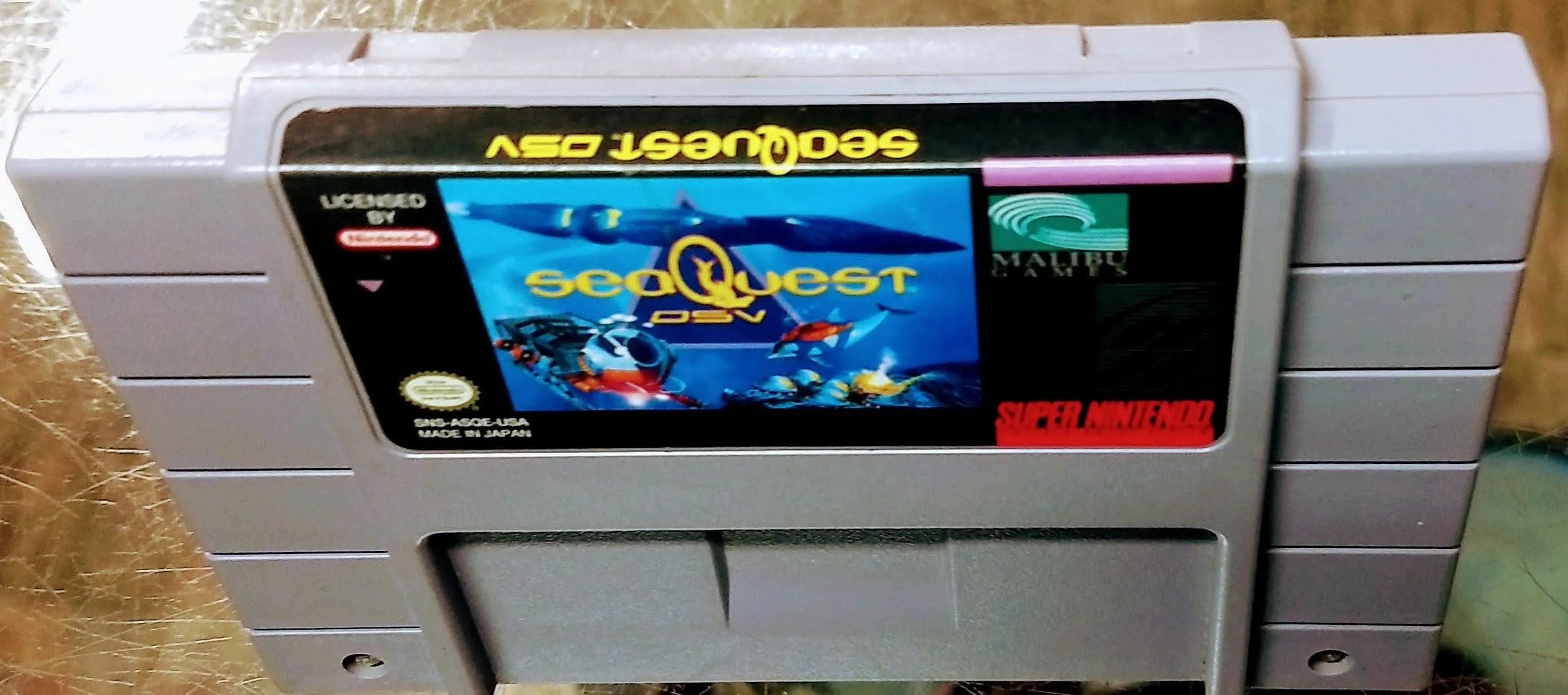 SEAQUEST DSV SUPER NINTENDO SNES - jeux video game-x