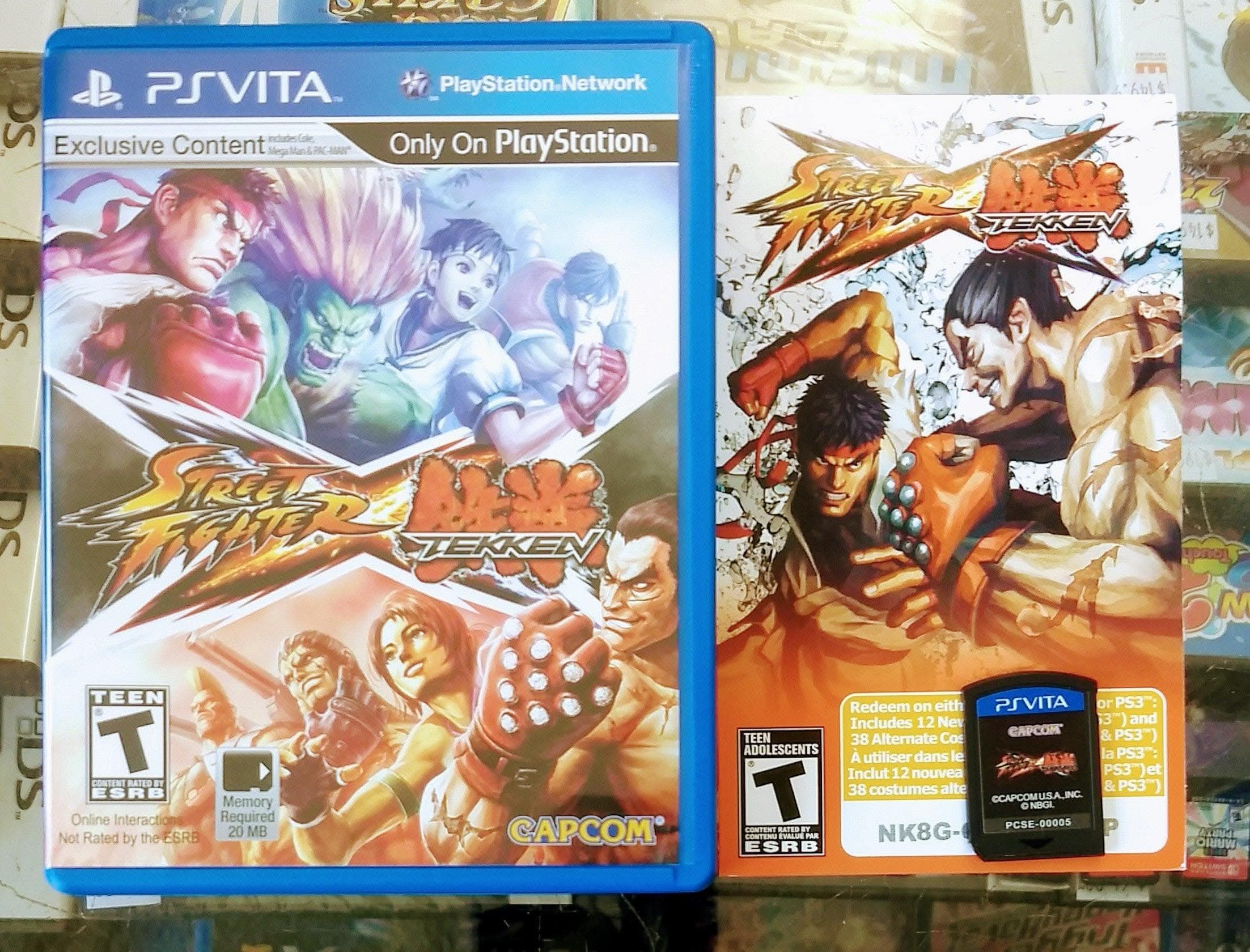 STREET FIGHTER X TEKKEN PLAYSTATION VITA | jeux video game-x